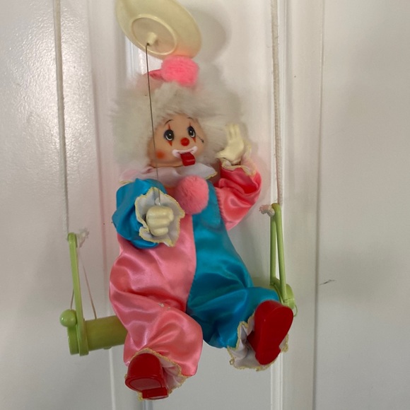IWAYA | Toys | Vintage Iwaya Hanging Baby Clown Whistle Blowing Swing ...